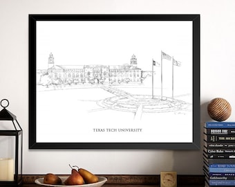 Texas Tech University Rustic Sign