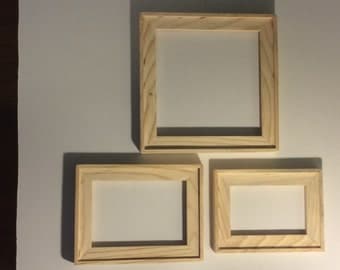 Pine wood frame | Etsy
