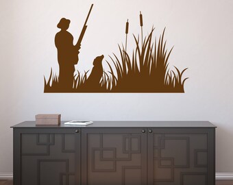 Hunting dog sticker | Etsy