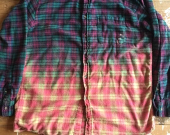 Bleached flannel | Etsy