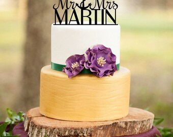 Married On The River Wedding Cake Topper Anchor Sea Shell
