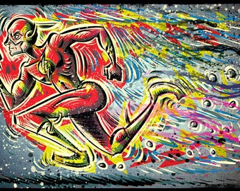 Super hero running | Etsy