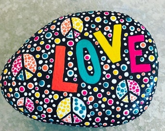 Painted pebbles | Etsy