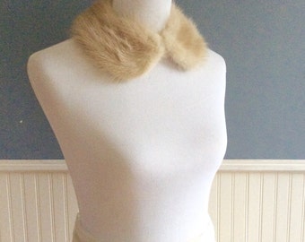 Mink fur collar | Etsy