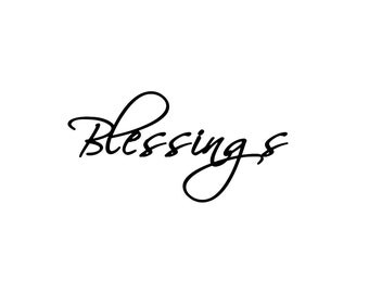 Blessing decal | Etsy