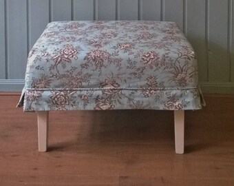 Footstool cover | Etsy