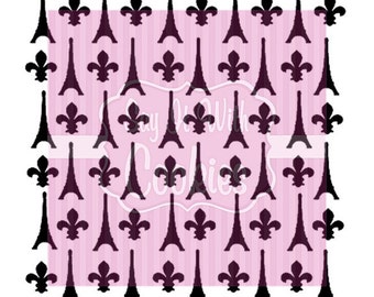 Eiffel tower stencil | Etsy