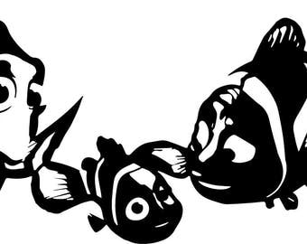 Finding nemo decal | Etsy