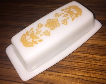 Gold butter dish | Etsy