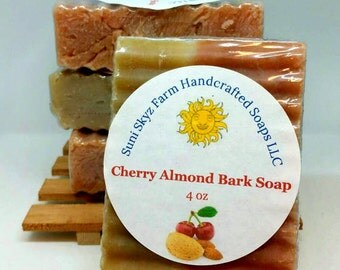 Cherry almond soap | Etsy
