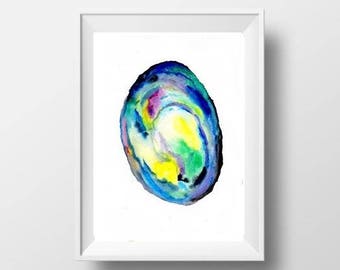 Abalone shell art | Etsy