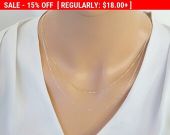 Long chain necklace | Etsy