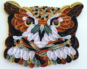 Quilling owl | Etsy