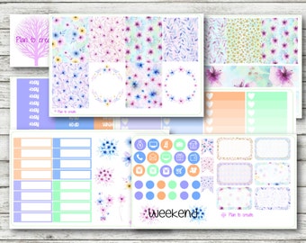 Items similar to Spring Floral Weekly Kit | PRINTABLE pdf jpg | Spring ...