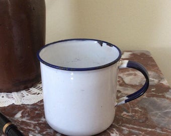 Enamelware cup | Etsy