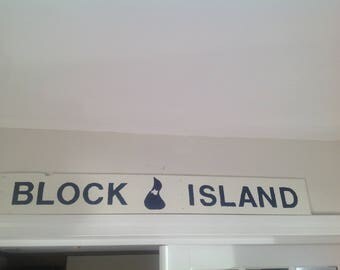 Block island sign | Etsy