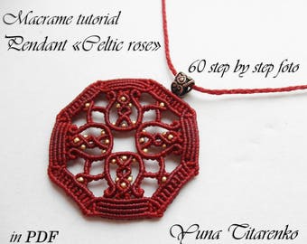 Macrame tutorial. Bracelet Celticum