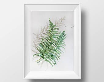 Fern art | Etsy