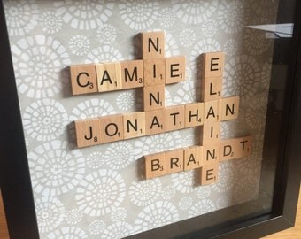 Scrabble frame | Etsy