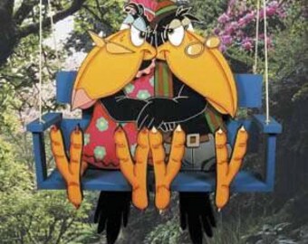 Two old crows | Etsy