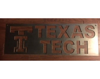 Texas tech decor | Etsy