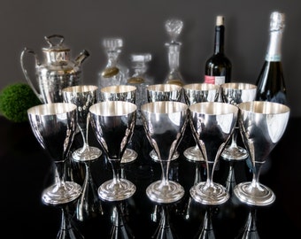 Metal goblets | Etsy