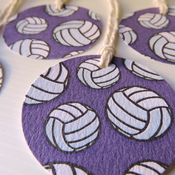 Netball gift tags purple netball gift tags 2 inch 5cm