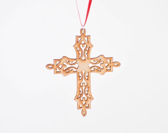 Laser cut cross | Etsy