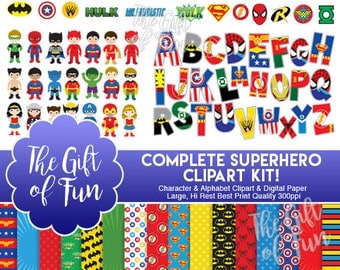 Super hero font | Etsy