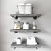 Pipe Hangers for Industrial Floating Shelves Blind Wood Shelf