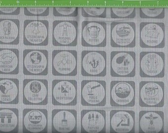 Boy scout fabric | Etsy