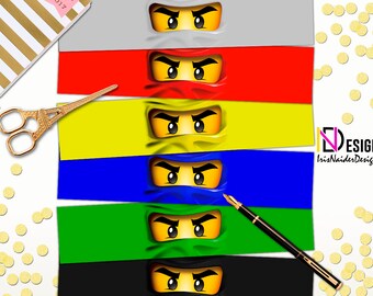 Ninjago invitation | Etsy