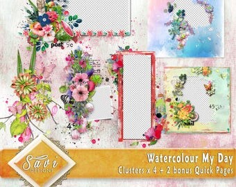 Scrapbook quick page | Etsy