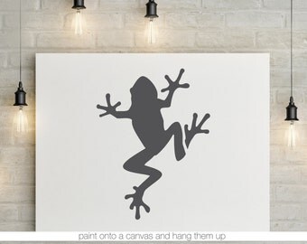 Frog stencils | Etsy
