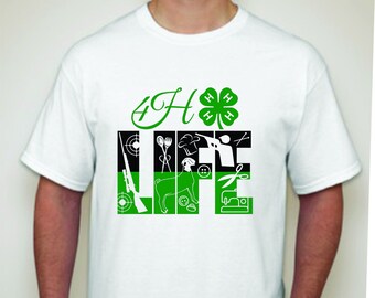 4 h shirt | Etsy