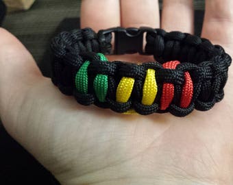 Jamaican bracelet | Etsy