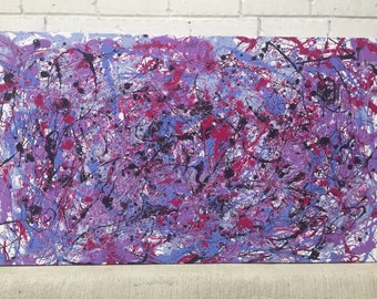 Splatter painting | Etsy