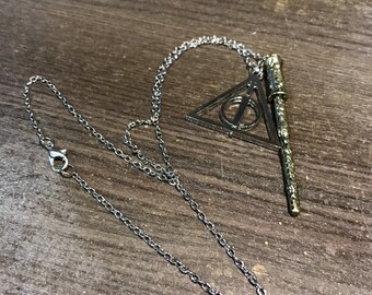 Magic wand necklace | Etsy