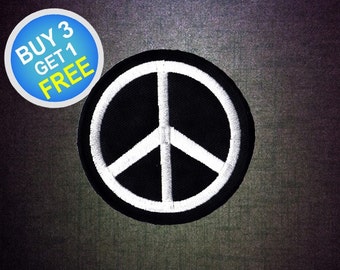 Peace sign patch | Etsy