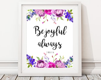 Be joyful always | Etsy