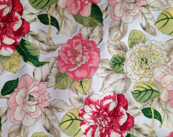 Waverly rose fabric | Etsy