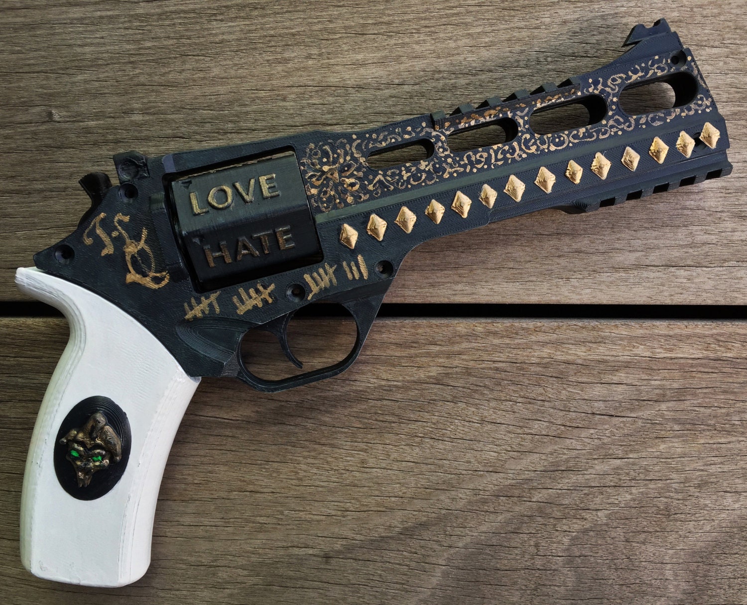 3D Printed ABS Harley Quinn Chiappa Rhino 60DS Revolver