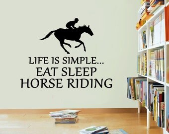 Horse wall decals | Etsy