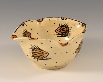 Hedgehog bowl | Etsy