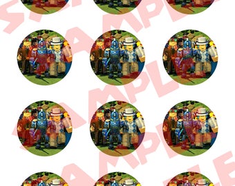 Roblox cake topper | Etsy