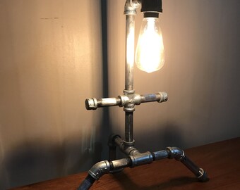 Gas pipe lamp | Etsy