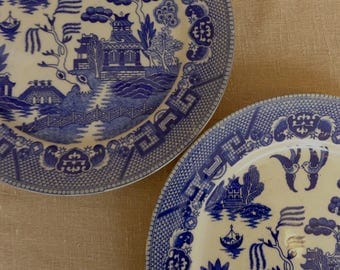 Willow pattern plate | Etsy
