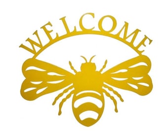 Bee welcome sign | Etsy