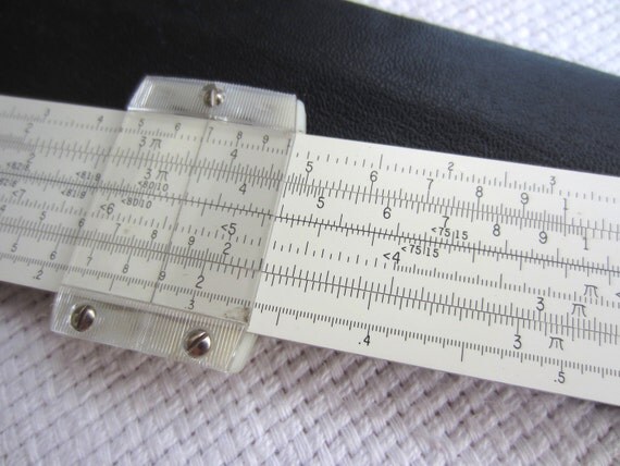 Vintage Pickett Slide Rule Model N902-T Simplex Trig with Case