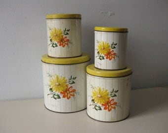 Vintage canister set | Etsy